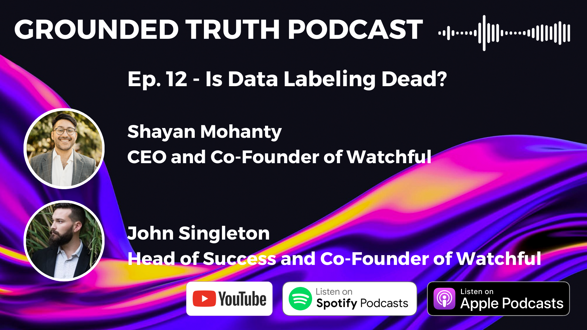 Grounded Truth Podcast, Ep. 12 - Is Data Labeling Dead? | Watchful.io Grounded Truth Podcast, Ep. 12 - Is Data Labeling Dead? | Watchful.io
